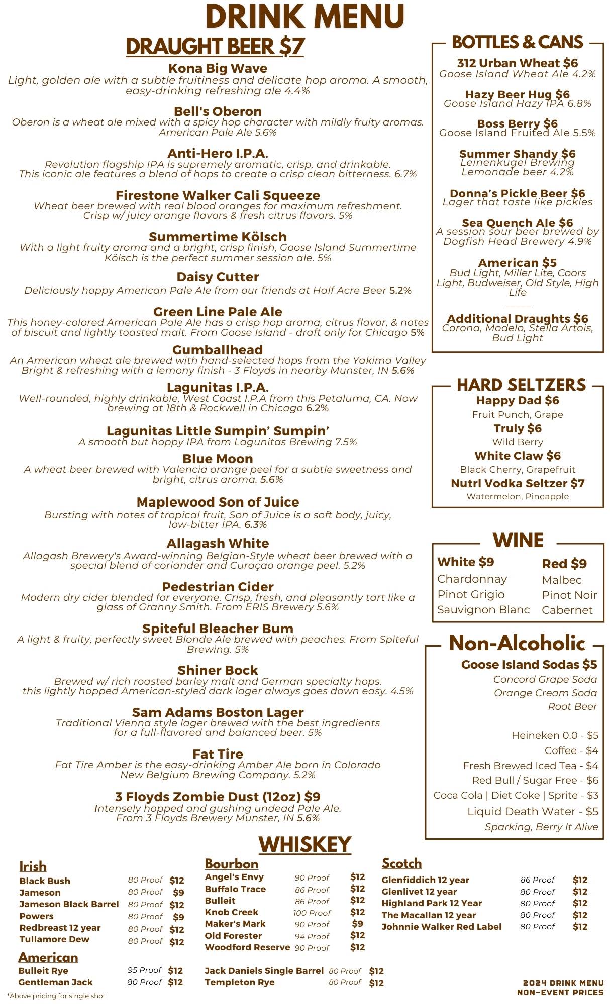 Eat and Drink - Murphy's Bleachers - Chicago's World Famous Sports Bar ...