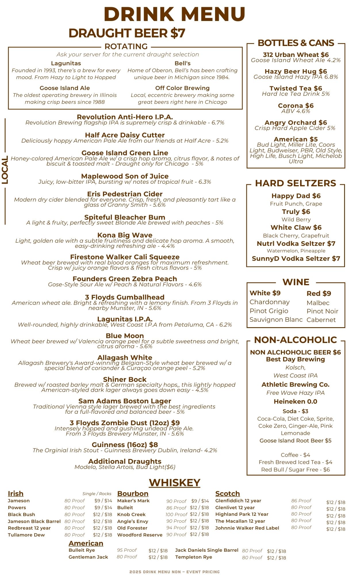 Eat and Drink - Murphy's Bleachers - Chicago's World Famous Sports Bar ...